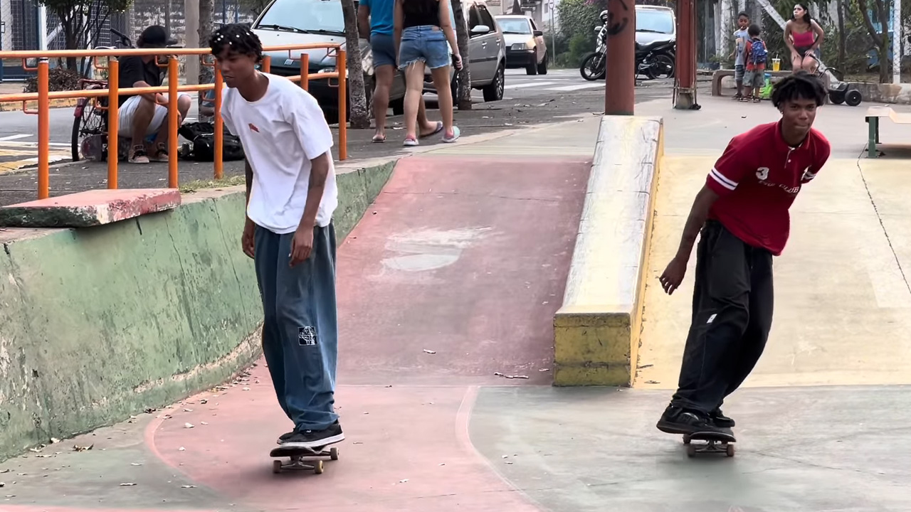 This Brazilian skate twins dominate street ledges