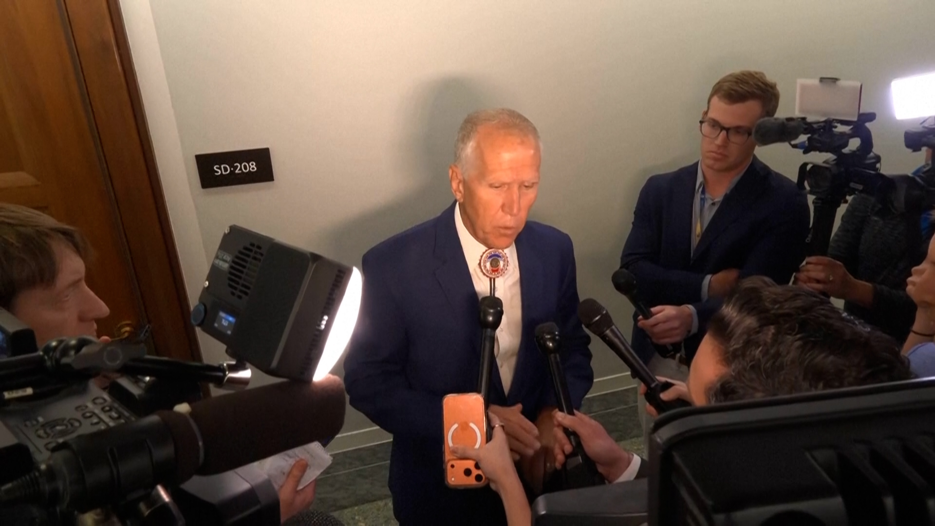 Thom Tillis backs axing Trump’s anti-weaponization fund