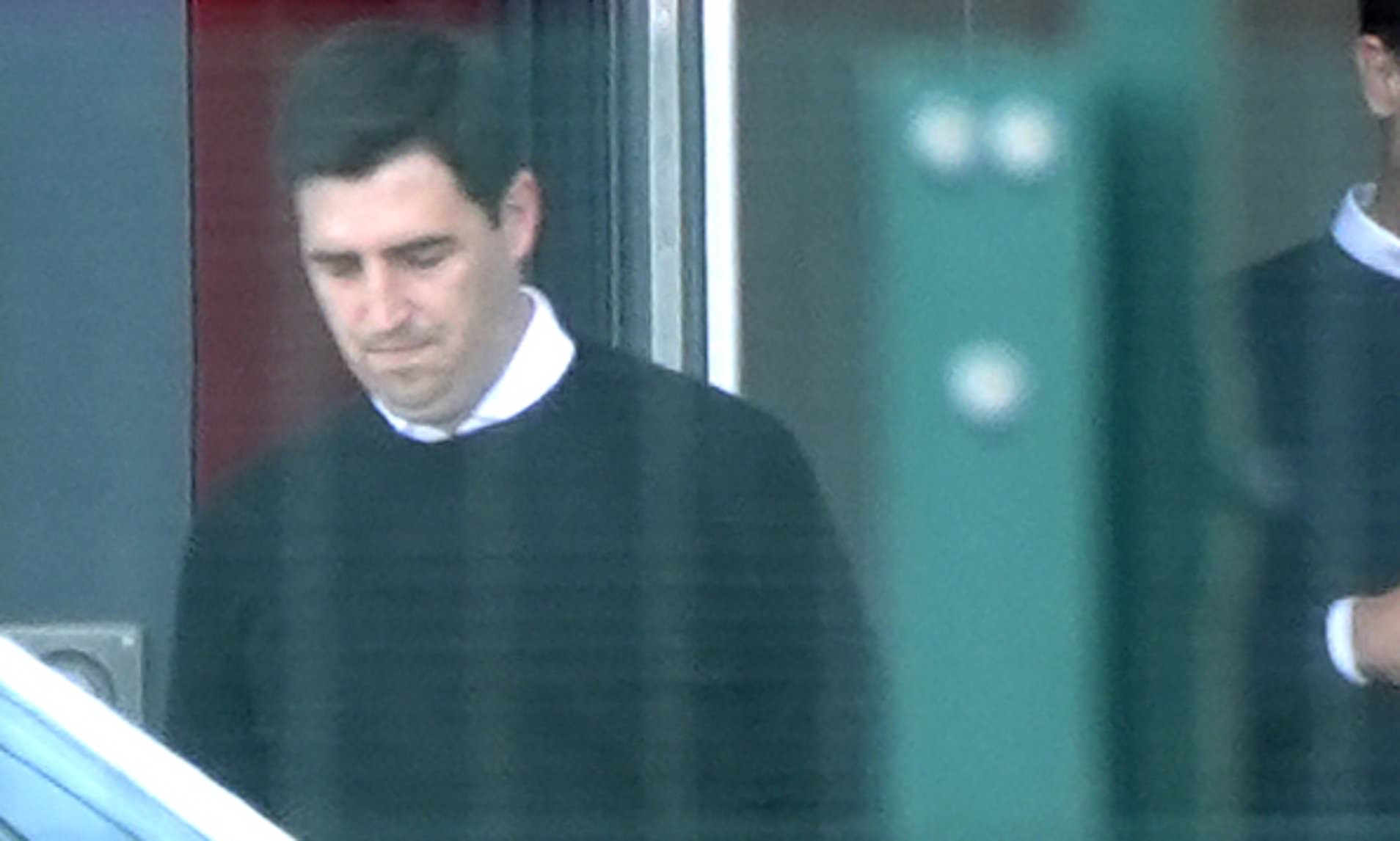 Grinning Andoni Iraola leaves Liverpool's training ground after ...