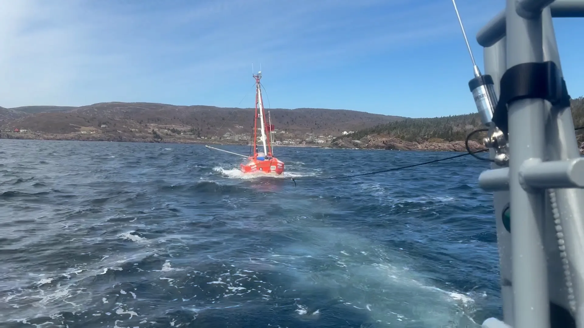 Daredevil dad sets off to cross Atlantic in smallest ever boat