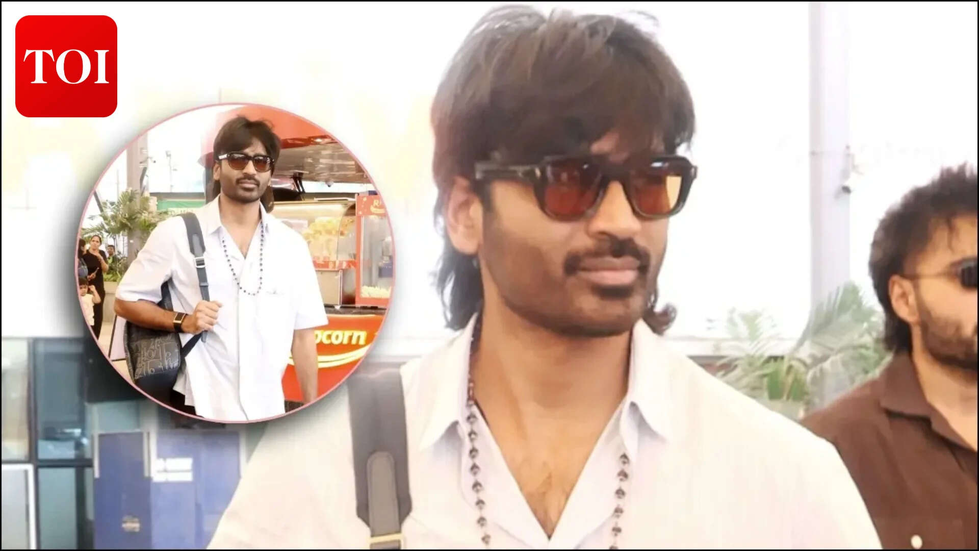 'Kara' star Dhanush spotted at Mumbai airport; exudes casual charm as ...