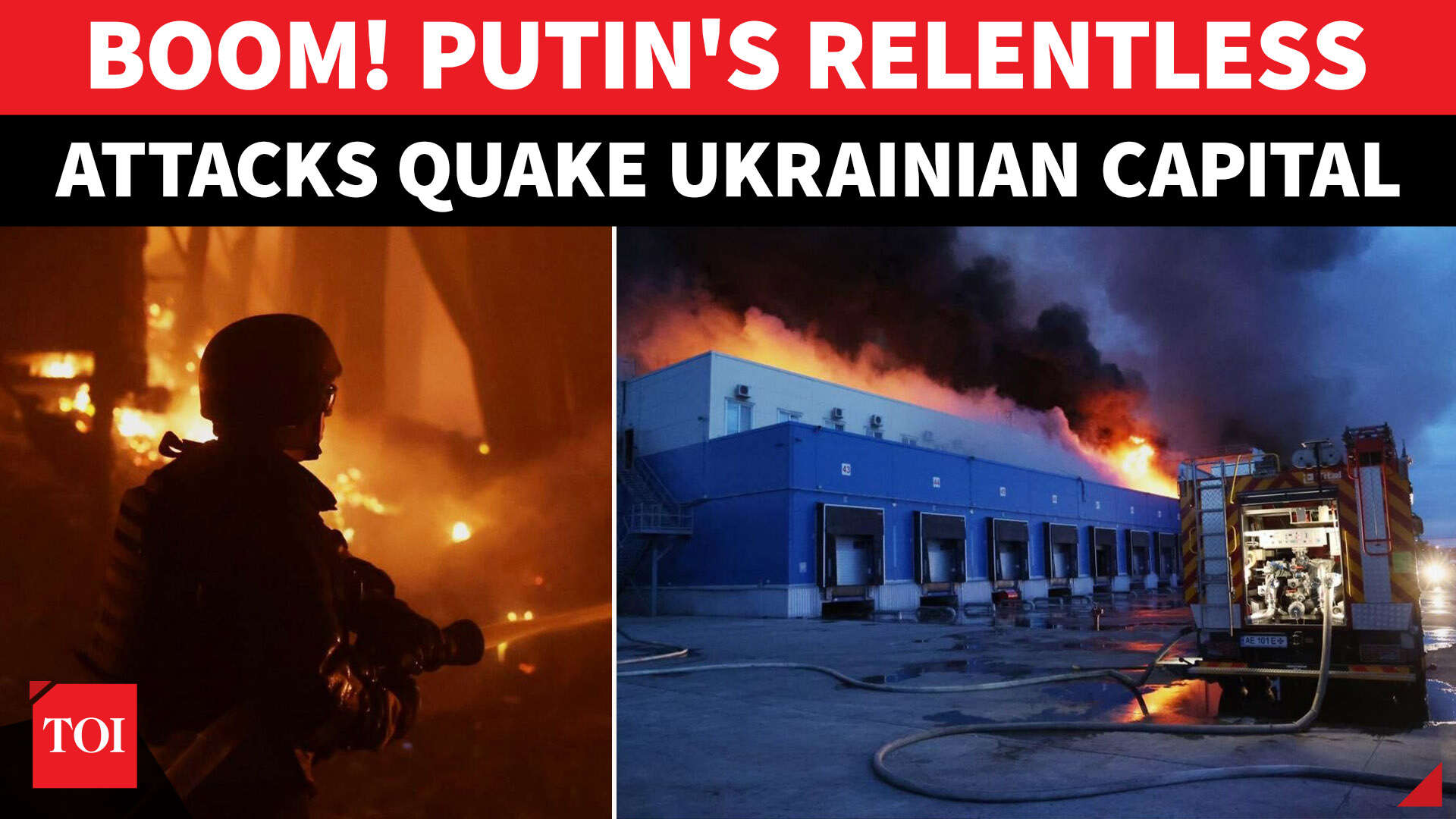 Putin military wipes out Kyiv; huge fire in Ukraine capital as Russia ...