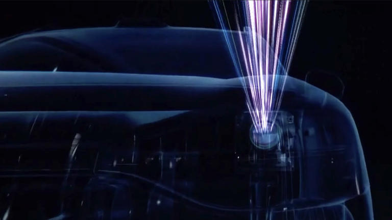 Huawei's new car headlights can project a 120-inch movie screen