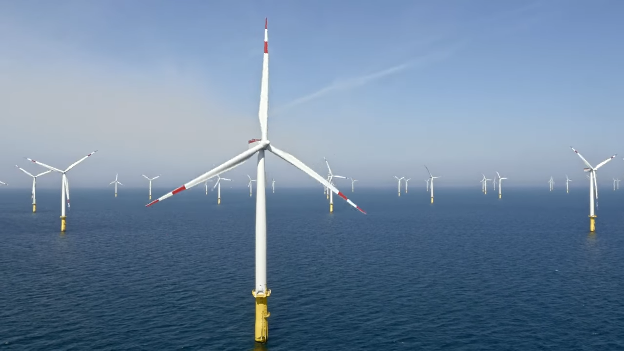 One spin of this giant wind turbine can power a home for 2 days