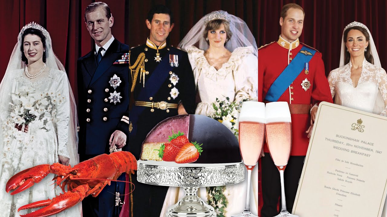 3 royal wedding menus