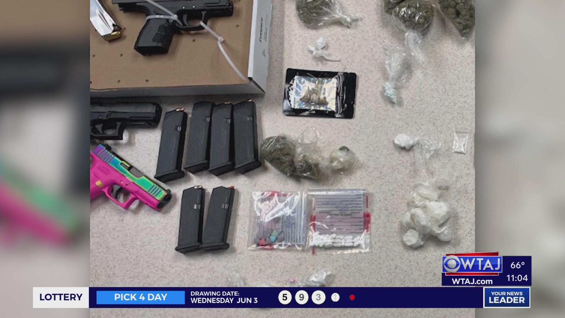 Cambria County Drug Task Force arrests 4 with drugs, guns