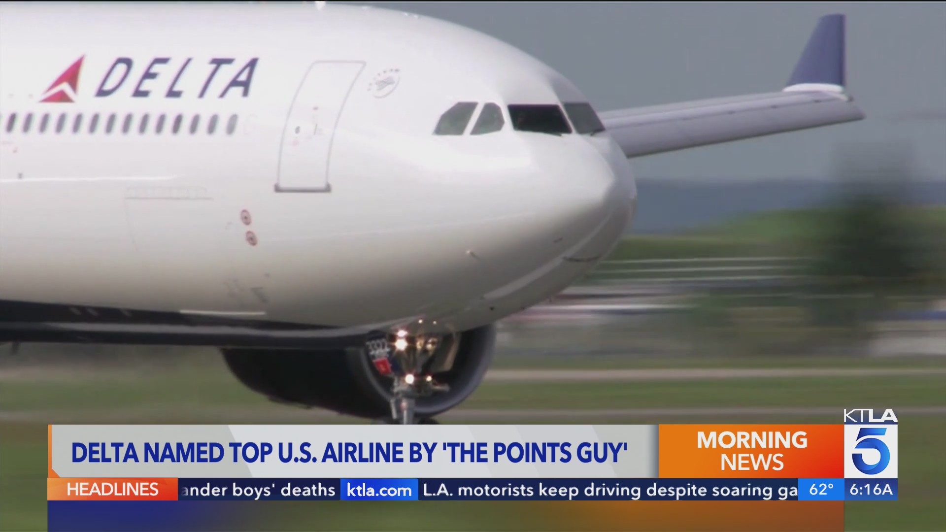 Delta named top US airline by 'The Points Guy'