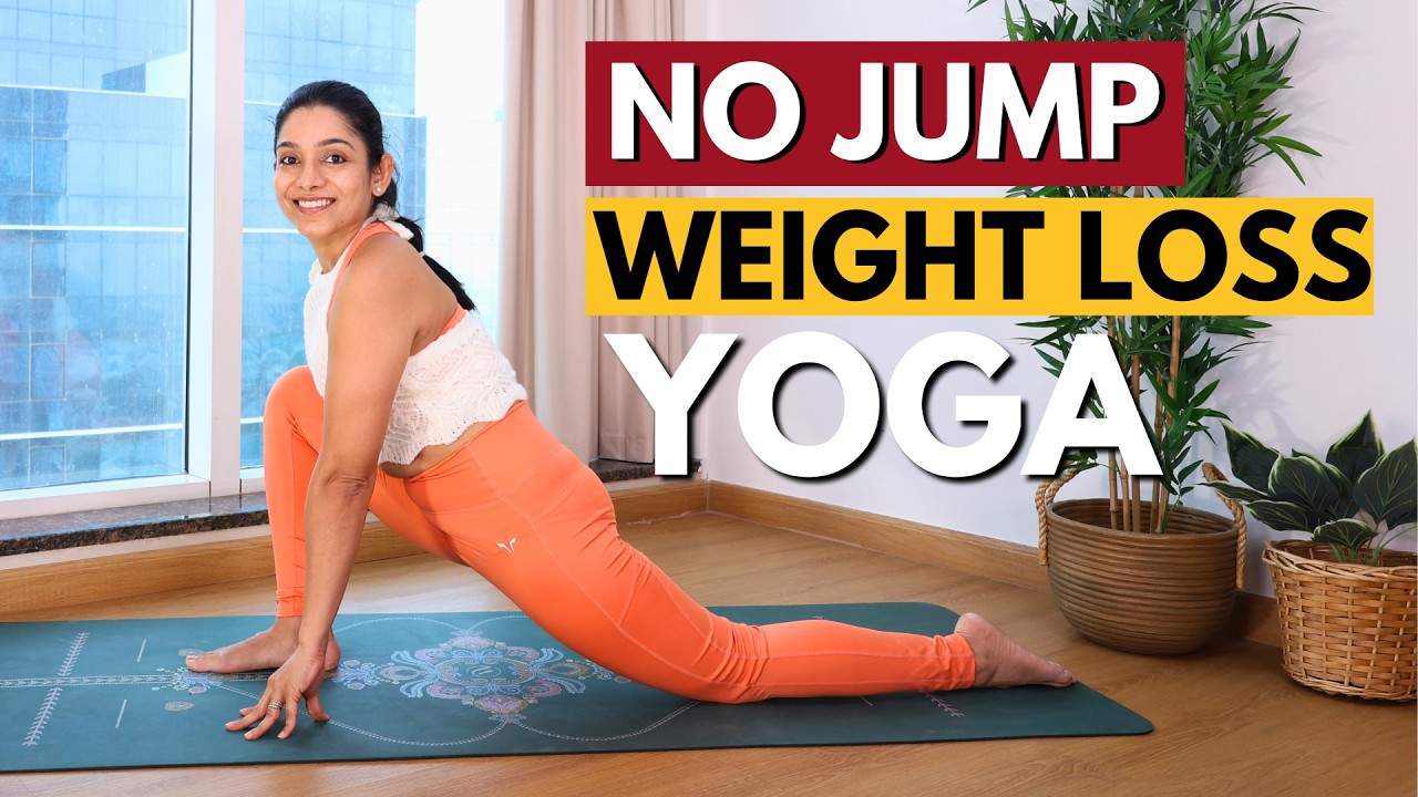 No-jump fat-burning yoga flow: Low-impact, high-intensity