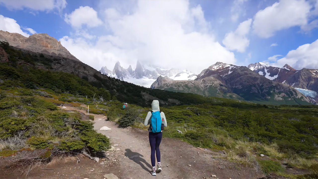 Patagonia with its beautiful towering peaks and glacial lakes