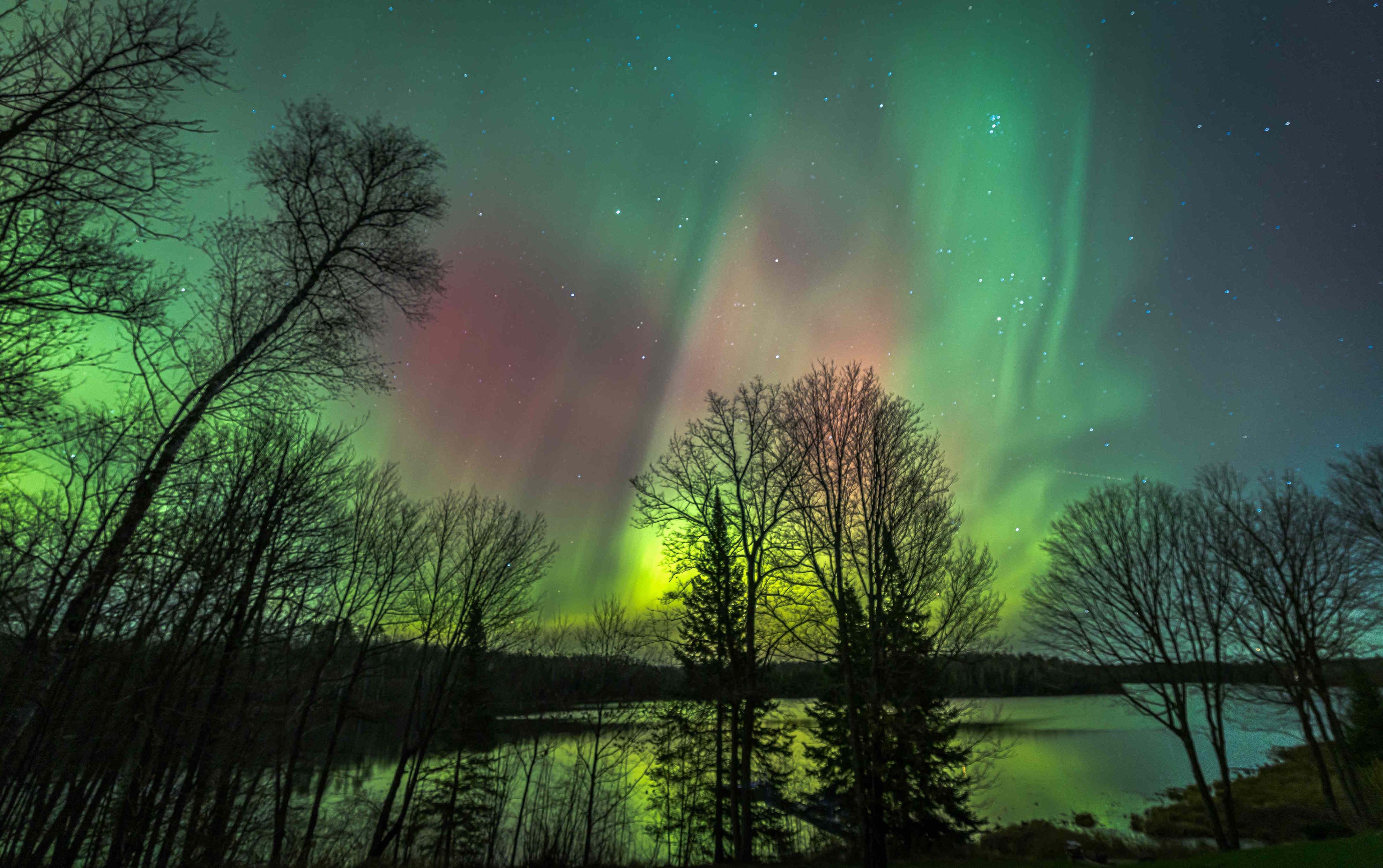 A rare northern lights display may be visible in 18 states tonight