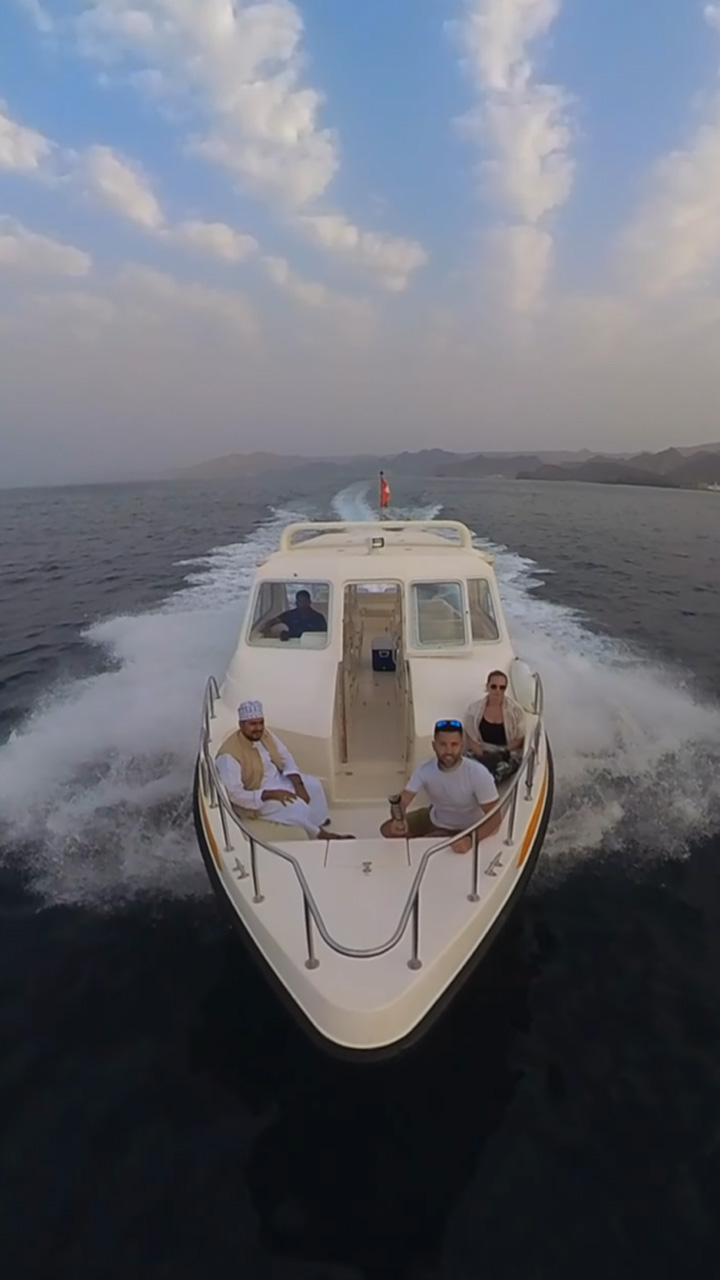 Muscat sunset views: Peaceful evening over the Arabian Sea