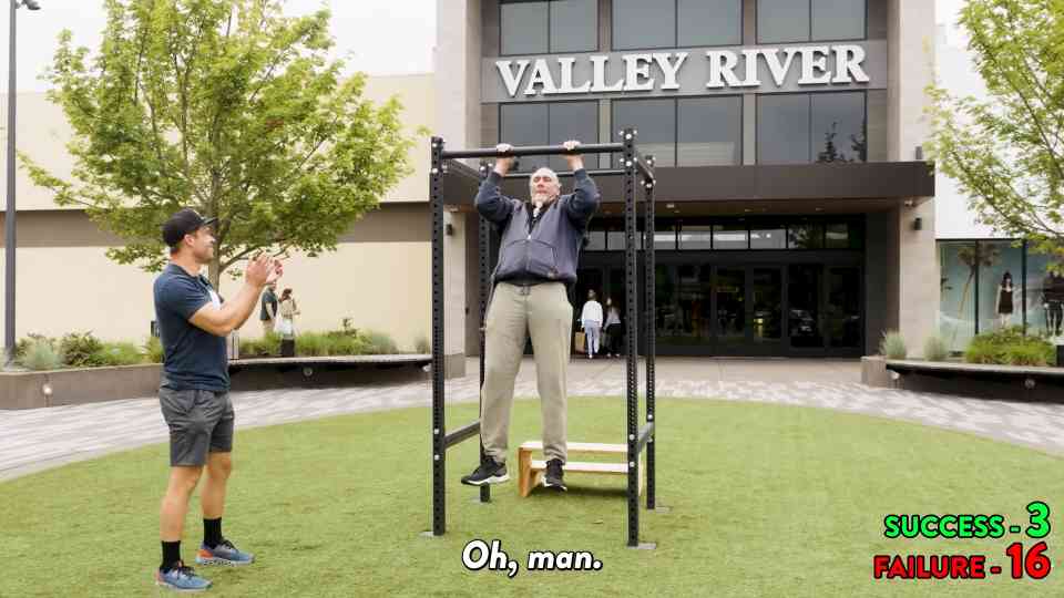 Nobody expected a 48-year-old to do a pull-up - then he took the money