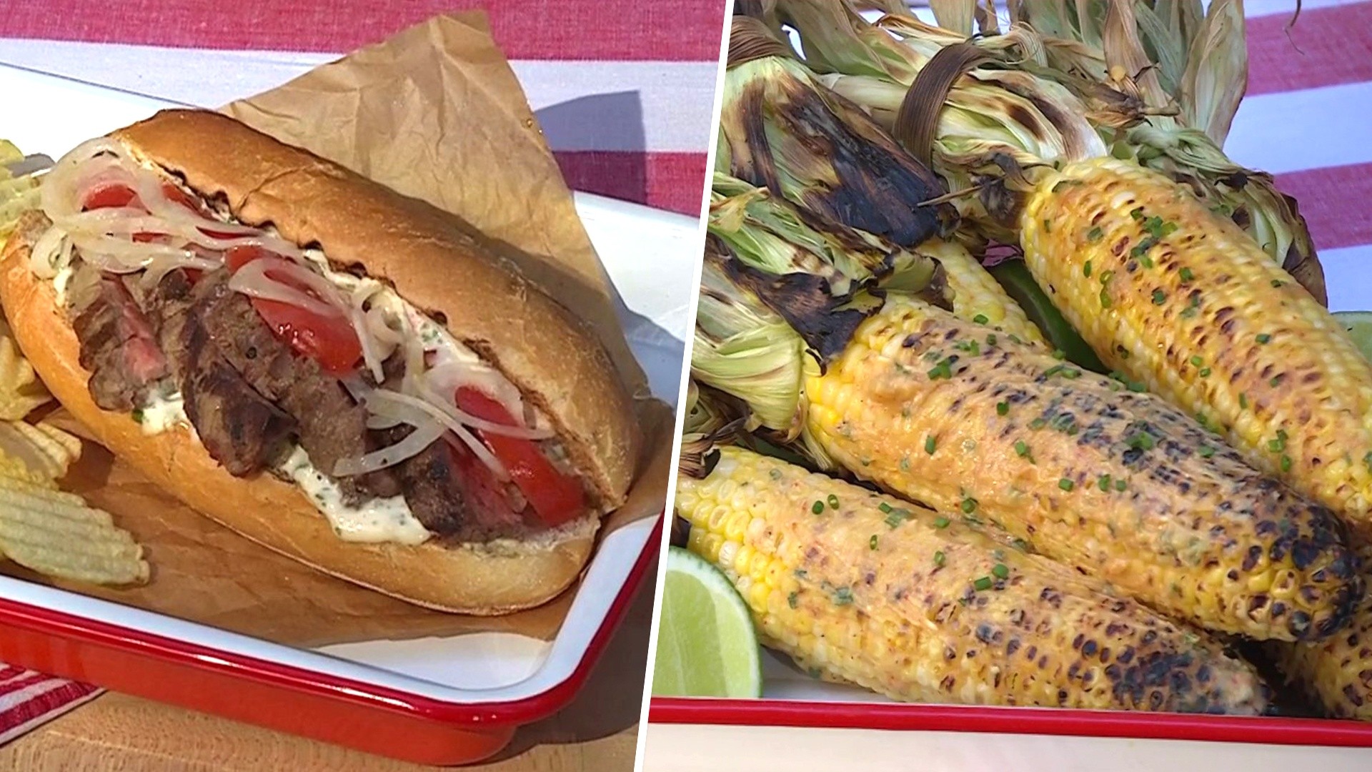 Steak sandwiches and miso butter grilled corn: Get the recipes