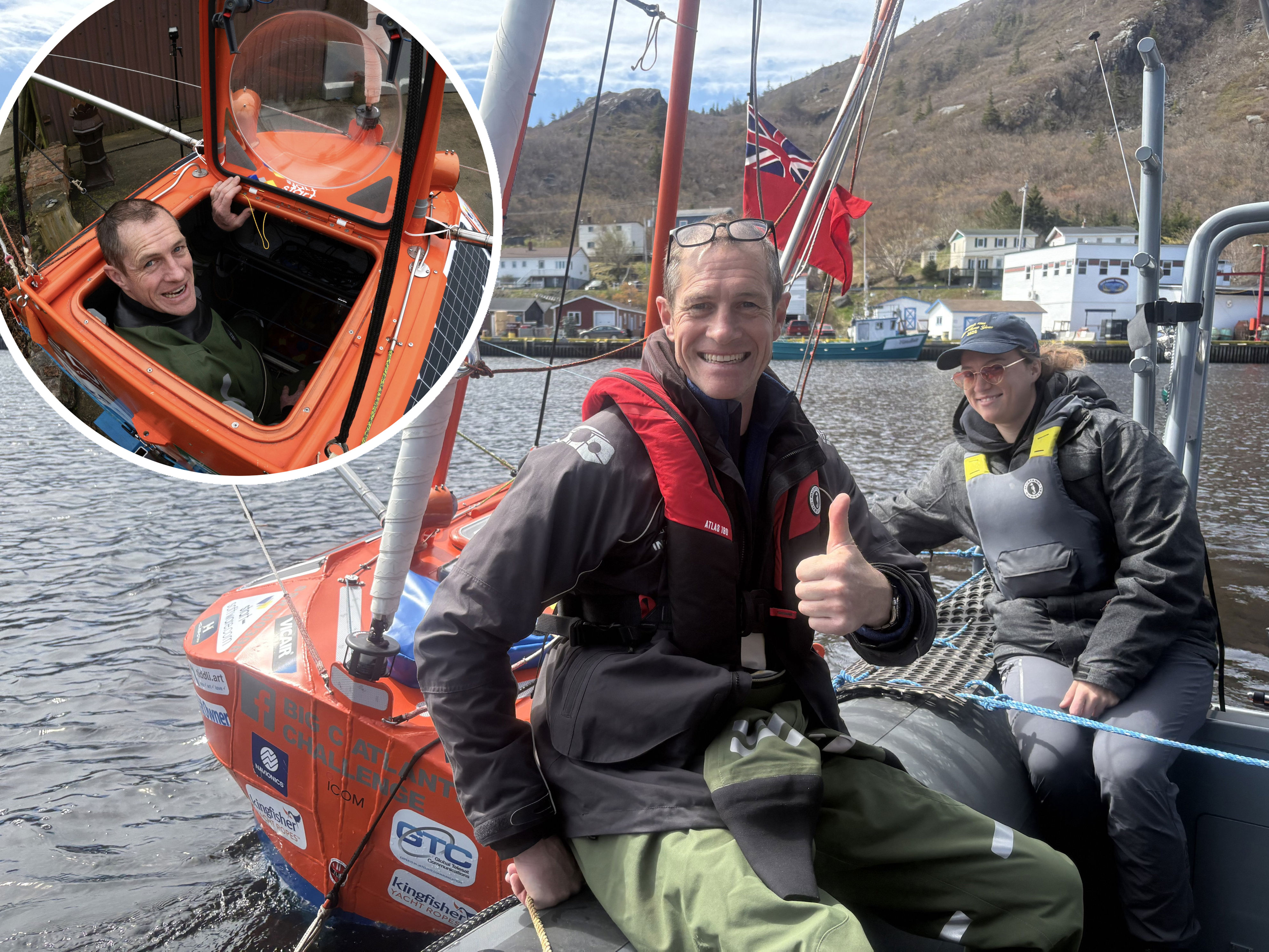 Lancashire dad Andrew Bedwell sets off an epic Atlantic crossing in ...