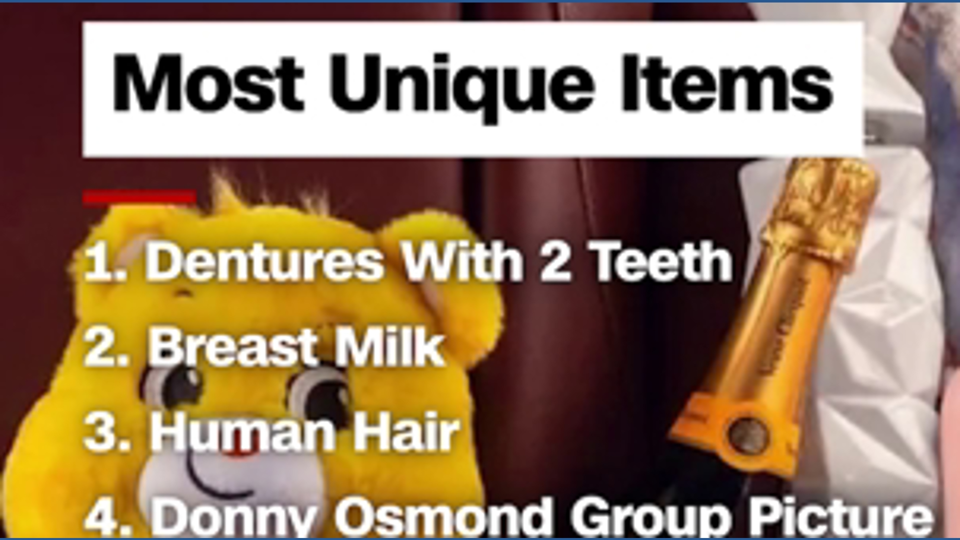 Strange, weird Uber finds