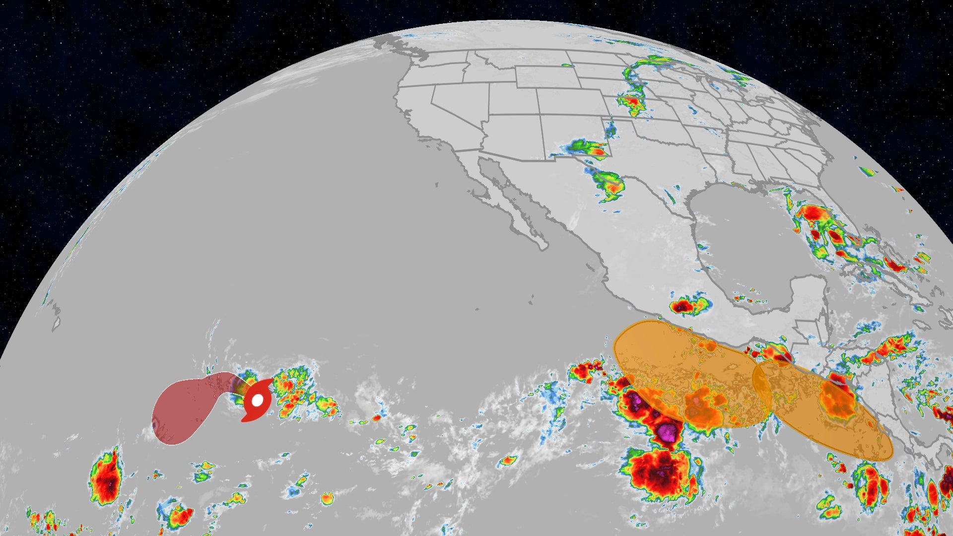 Eastern Pacific: Tracking Amanda and 2 other areas