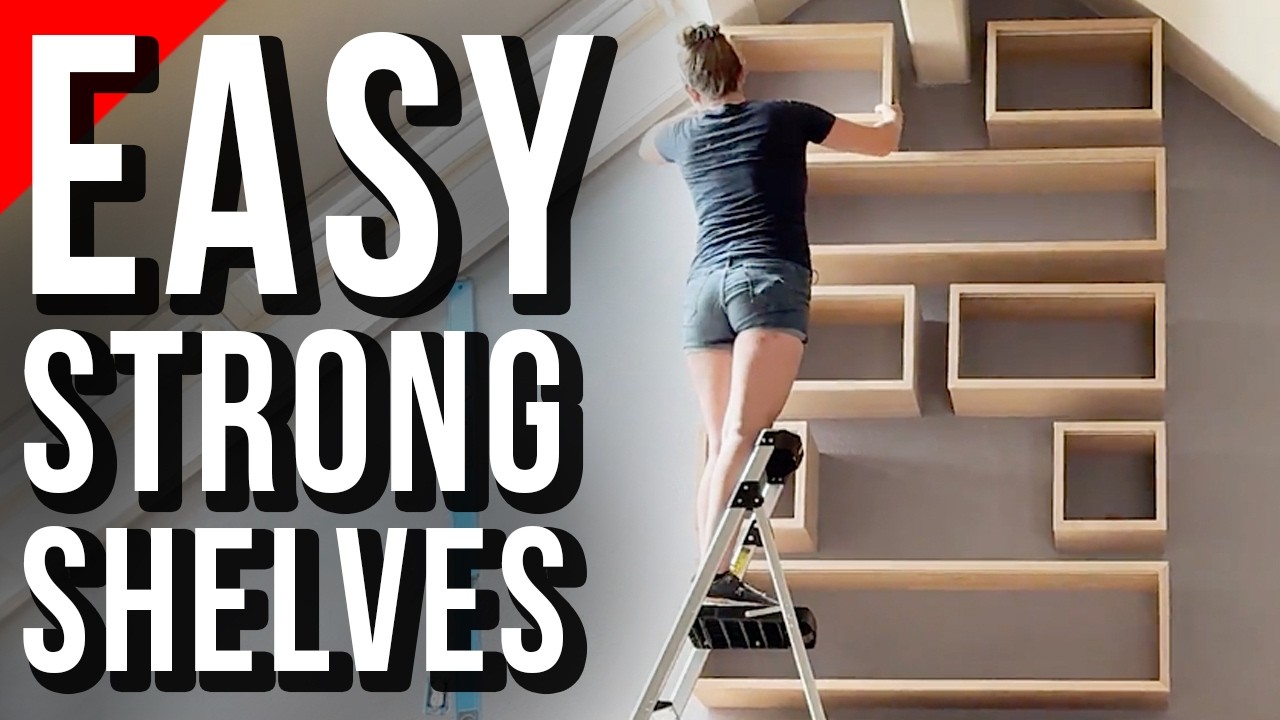 How to build simple custom box shelves