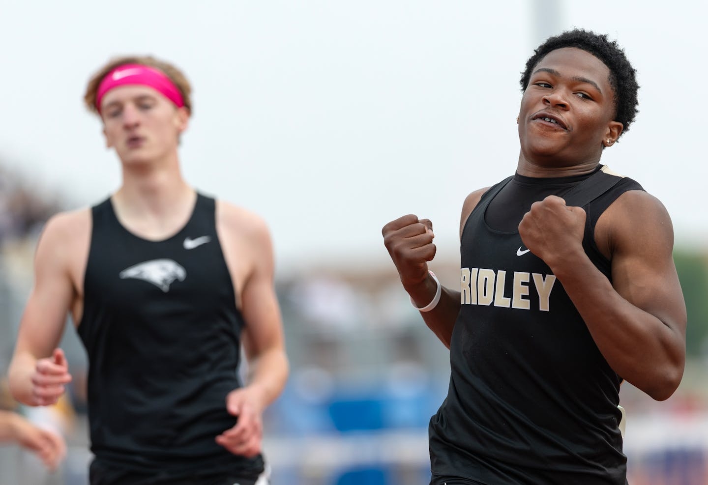 Lorenzo Hampton III looks to win another track title for Fridley