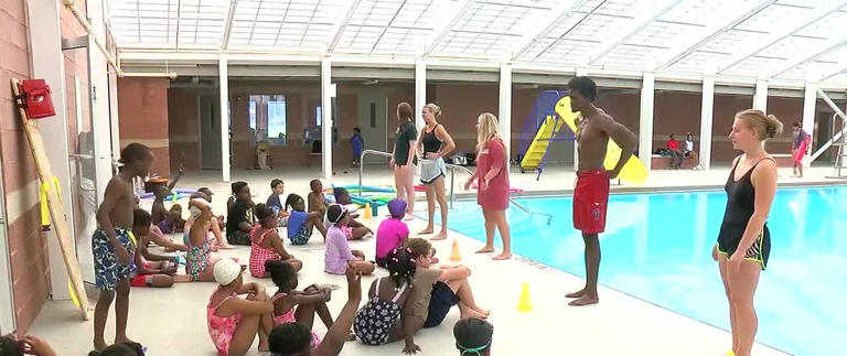 Summer camp swim lessons teach water safety to Tuscaloosa children