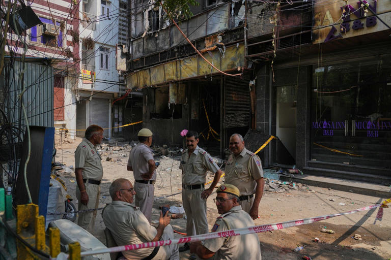 Delhi hotel owner arrested after deadly fire kills 21 people