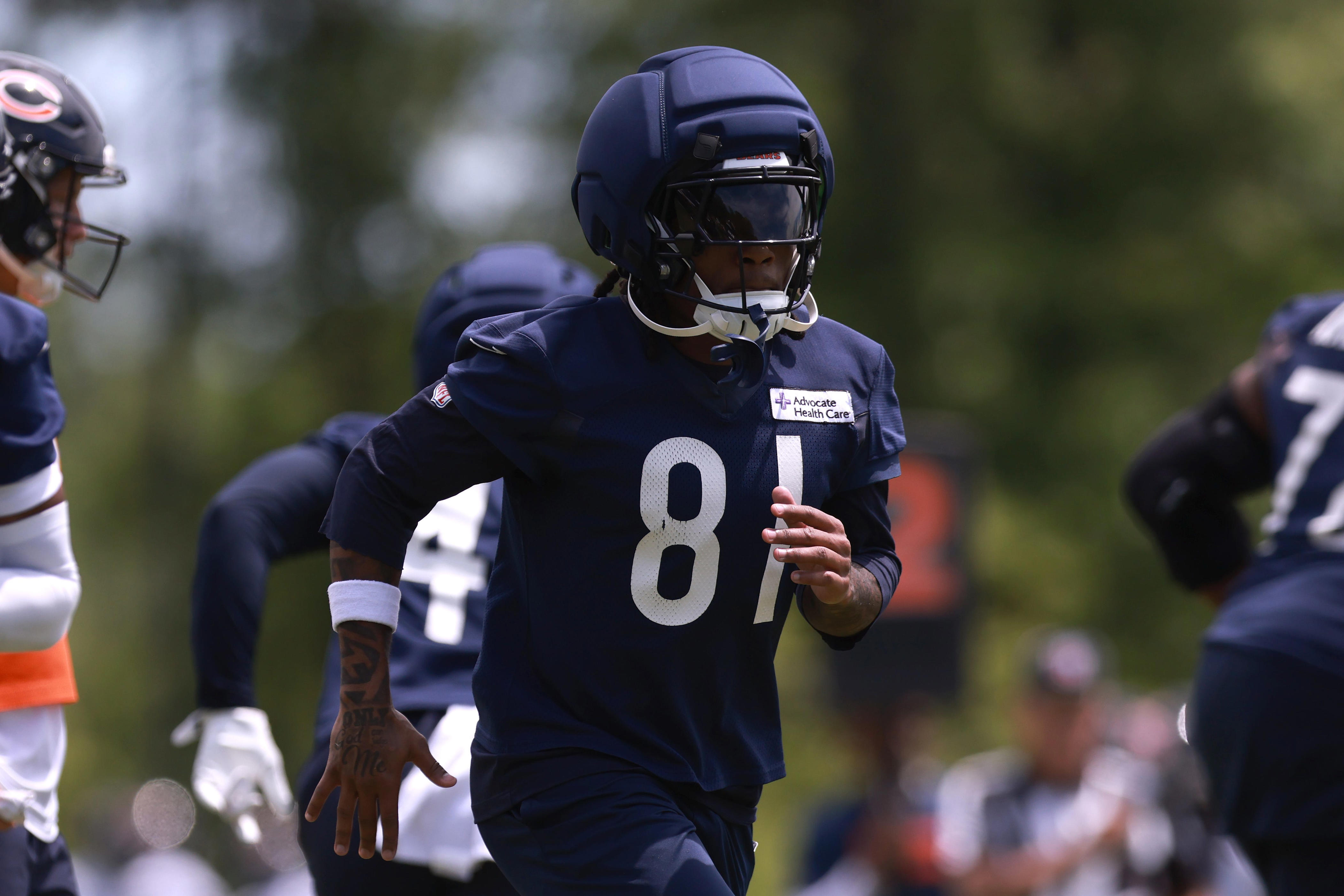 Bears QB Caleb Williams excited about rookie Zavion Thomas