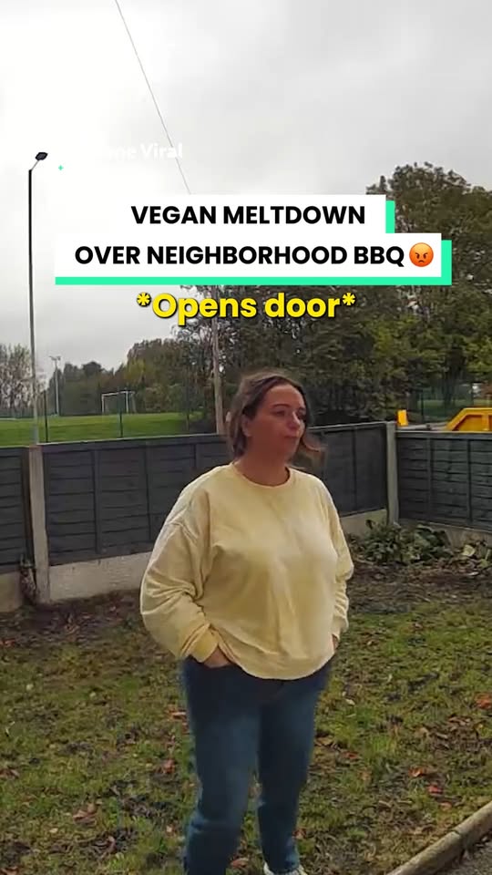 She can't stand the smell of meat