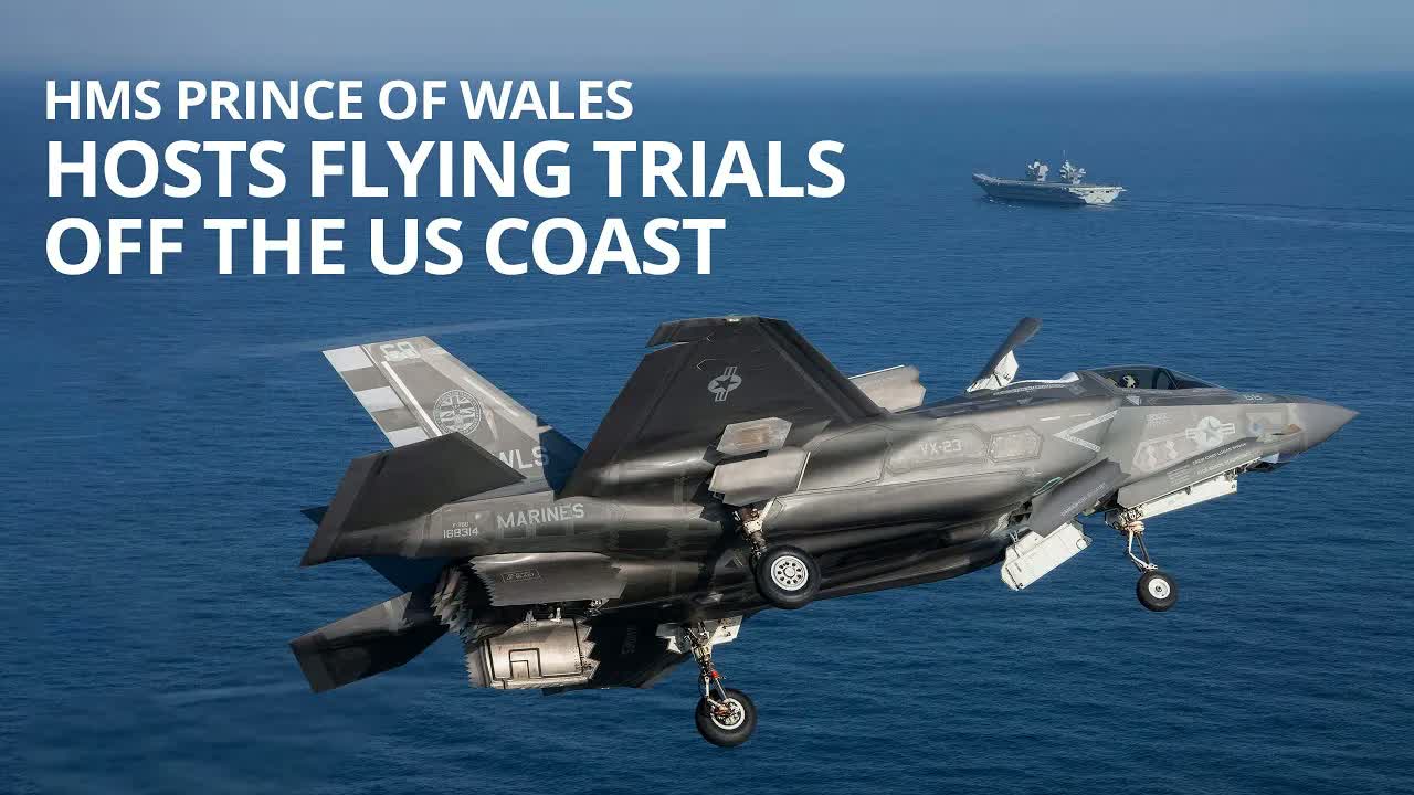 The UK's most powerful warship is training off the US coast