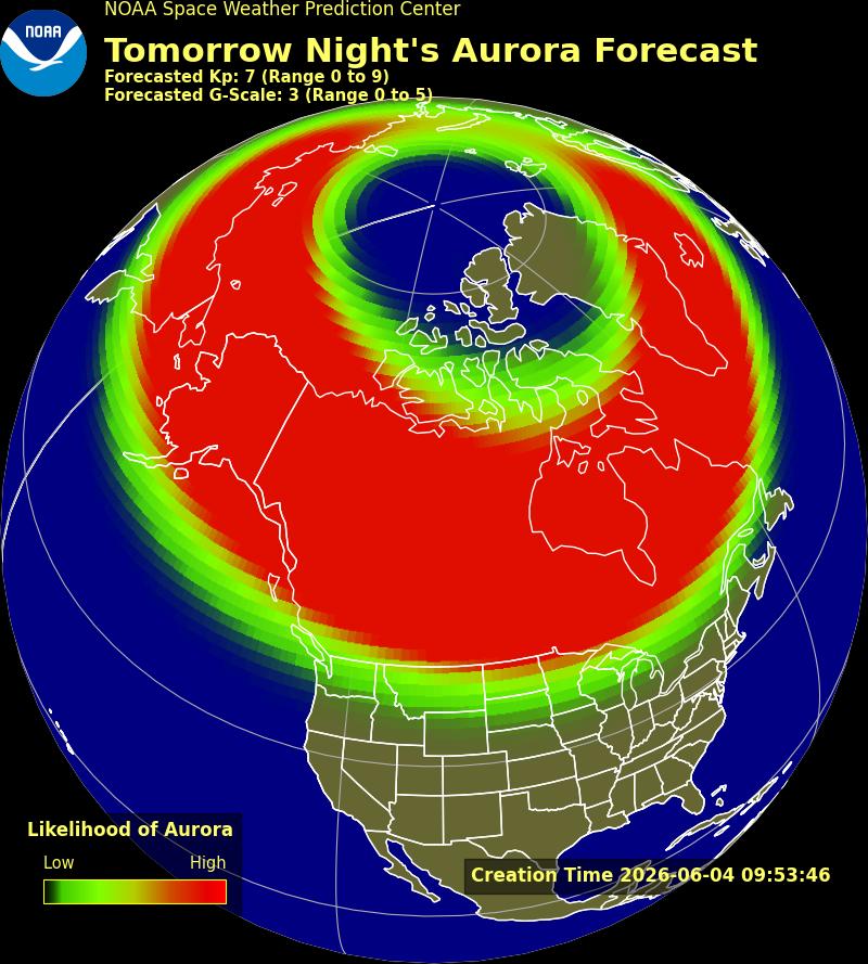 Northern Lights tonight New Jersey. Where to see Aurora Borealis in NJ