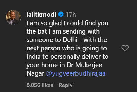 Lalit Modi promises Virat Kohli signed bat to boy upset after missing ...