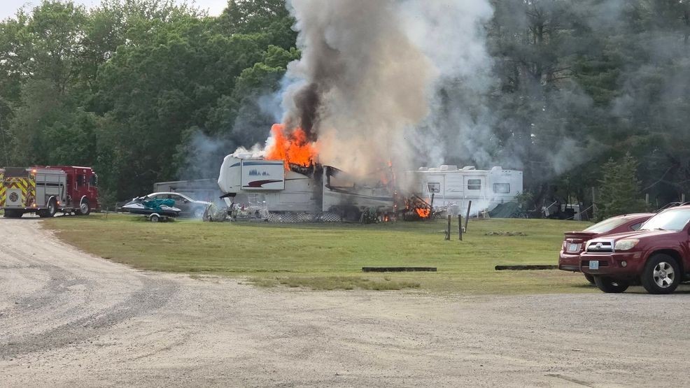 Investigators believe Coventry fire involving camping trailer was ...