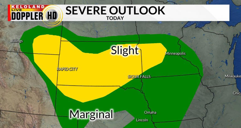 More scattered storms expected in KELOLAND