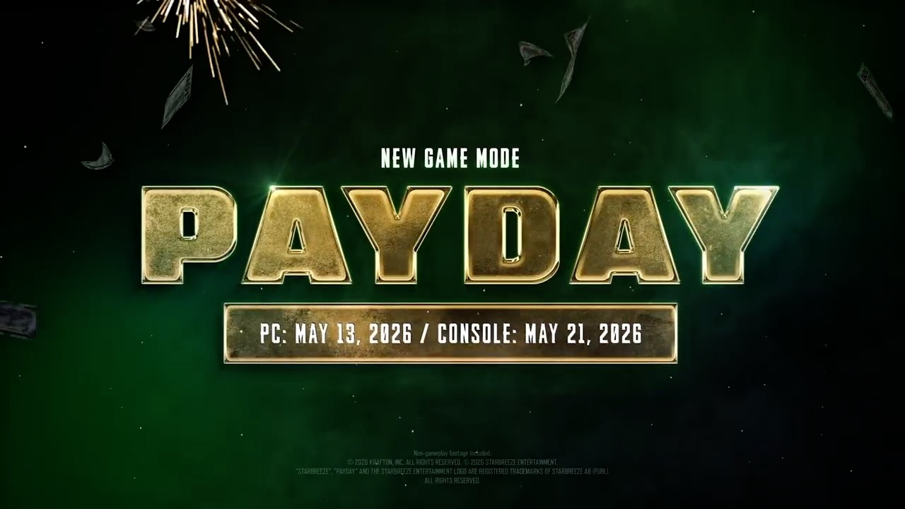 PUBG Battlegrounds x Payday official gameplay trailer