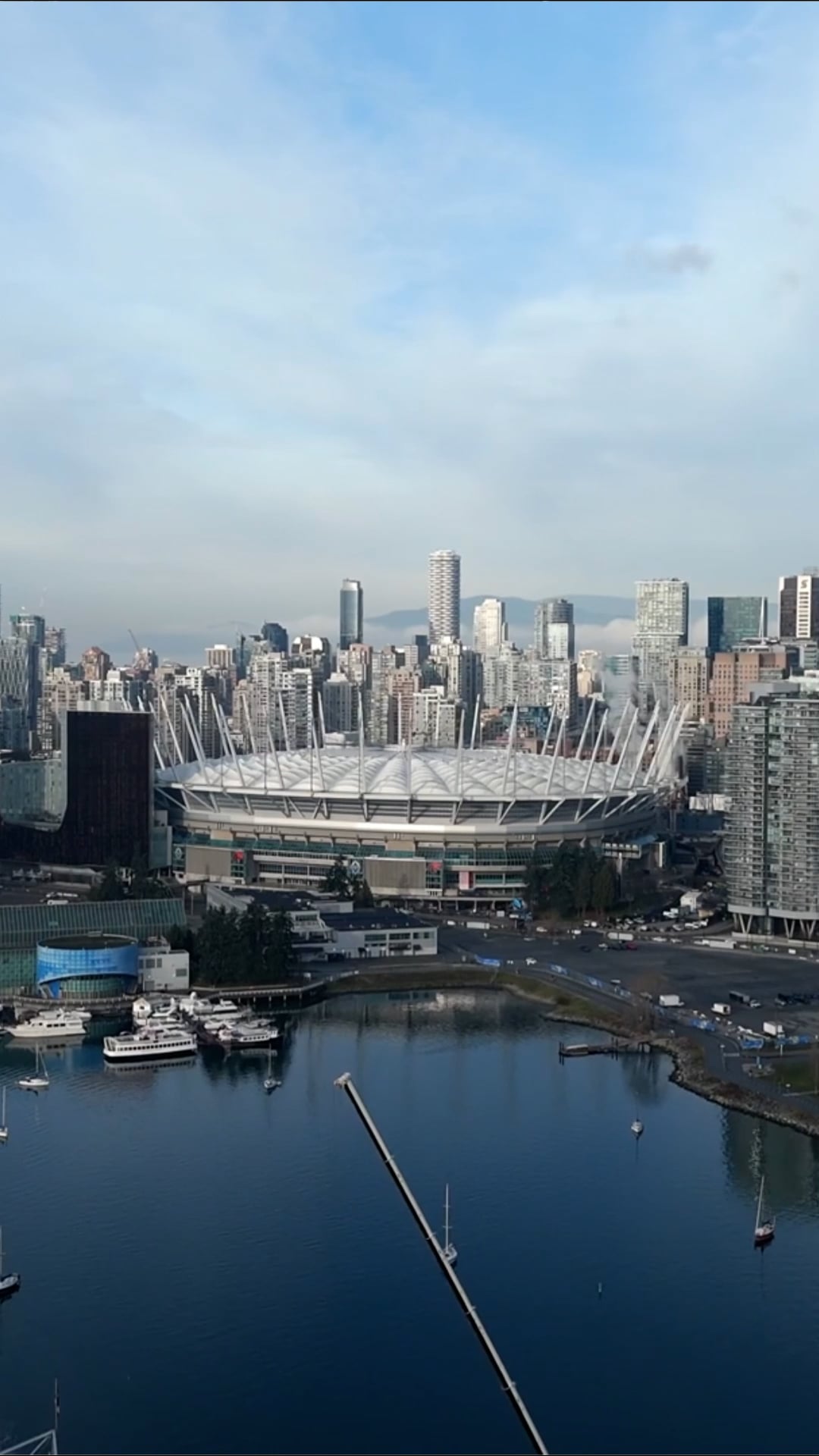 Aerial views showcase BC Place ahead of World Cup 2026
