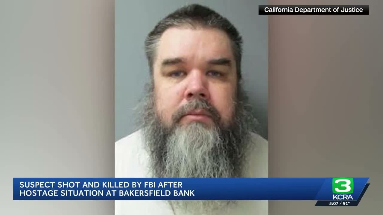 Man fatally shot after hostage standoff at Bakersfield bank
