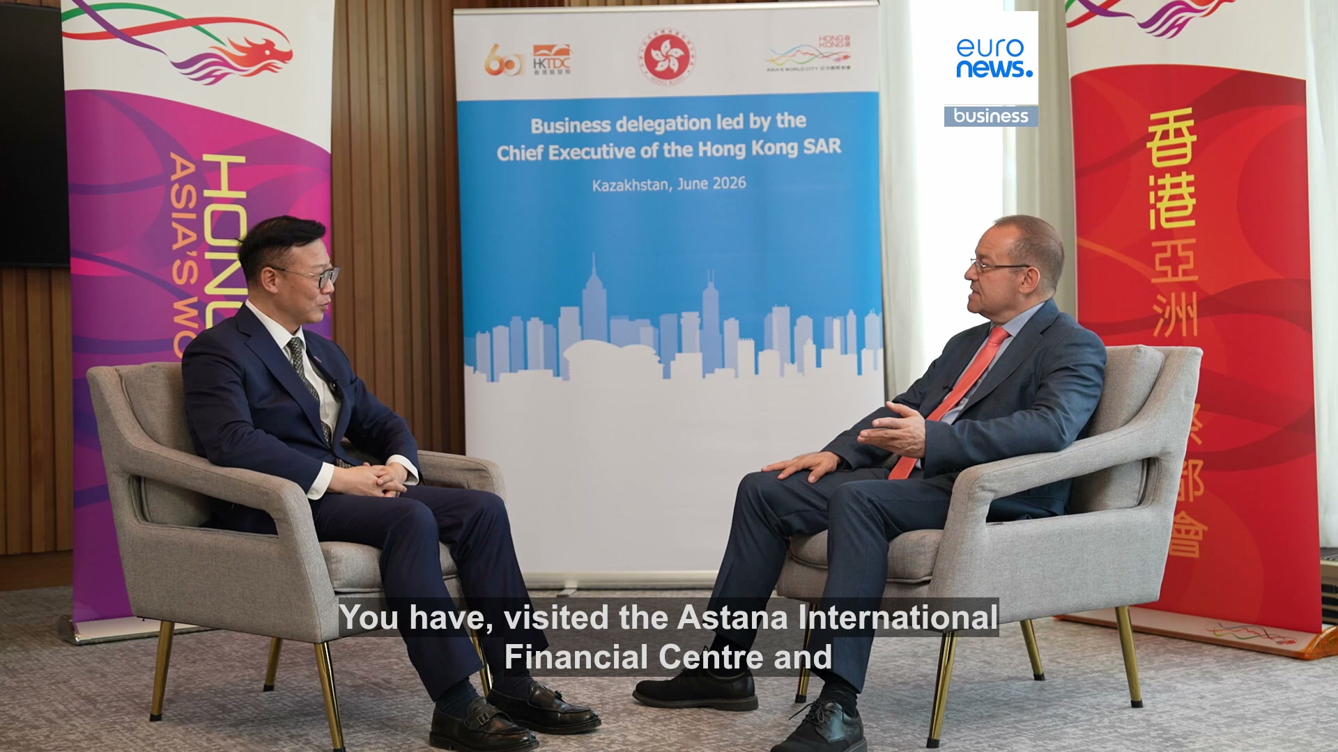 Hong Kong wants to be a bridge between Central Asia and Chinese businesses