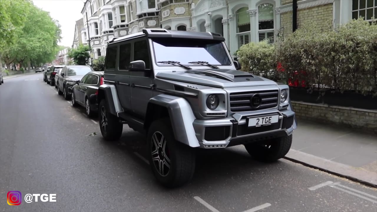 Brabus G500 4x4 arrives at an influencer car meet built to provoke