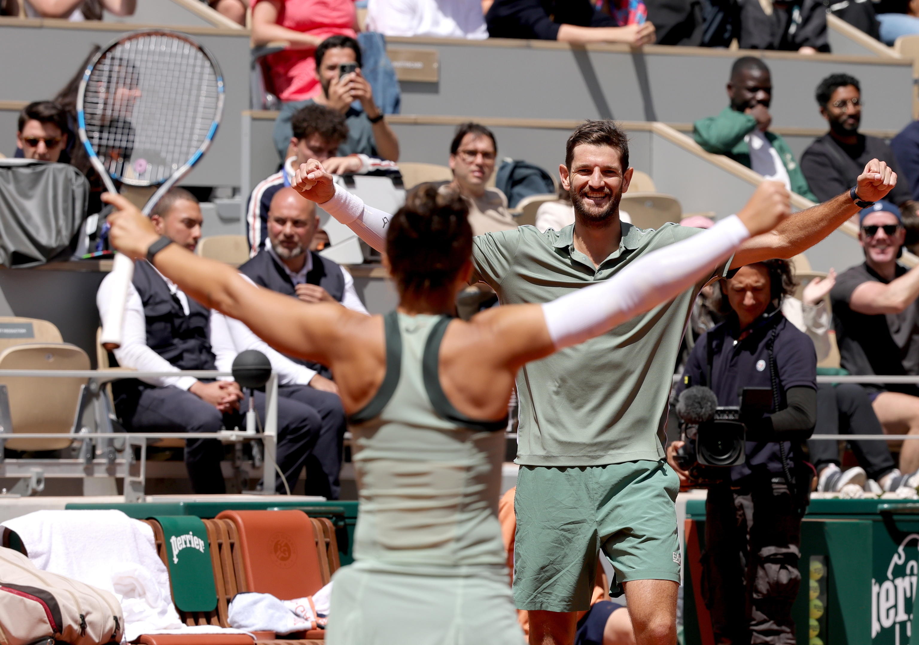 Roland Garros: Errani a Vavassori, "Troppo bello giocare con te"