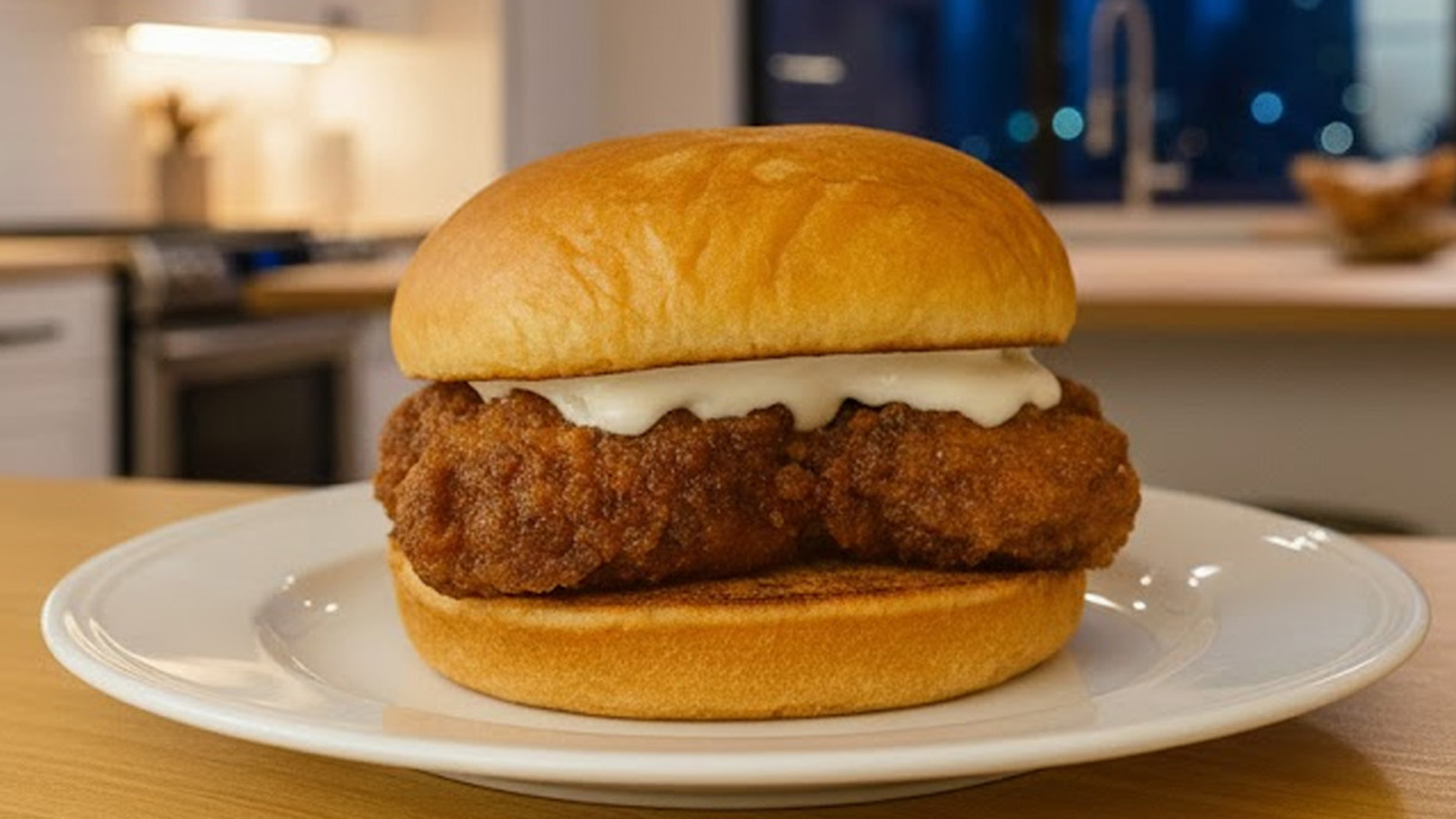 How to make a crispy chicken sandwich