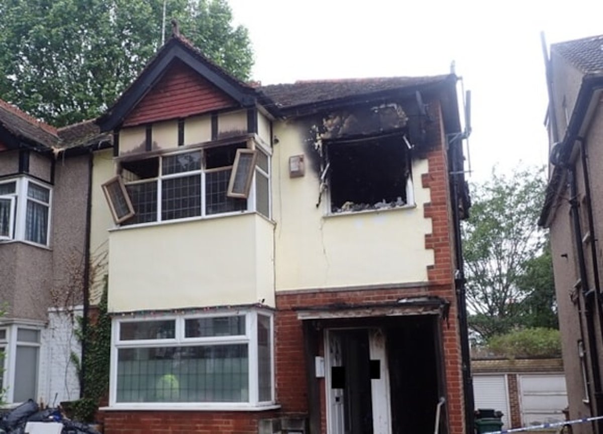 Three rushed to hospital as e-scooter fire rips through London home