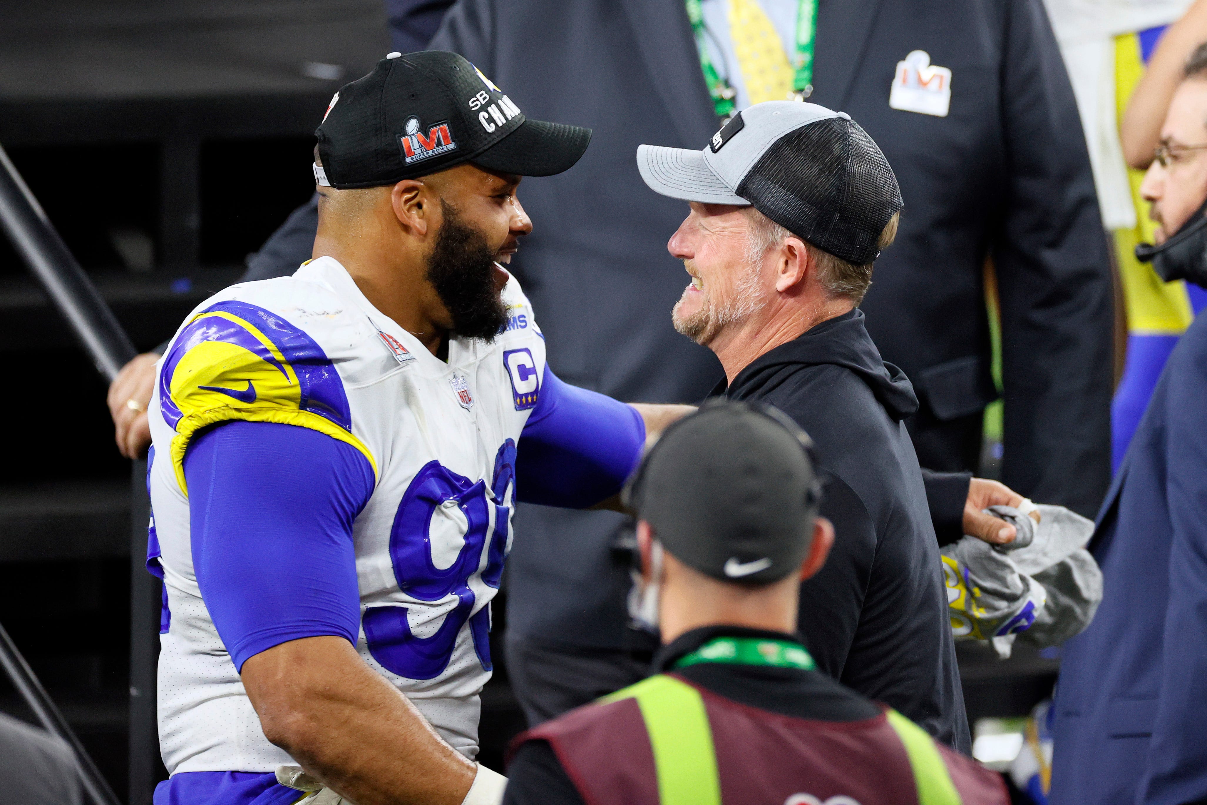 Les Snead 'can sense' Aaron Donald is tempted to unretire for first time