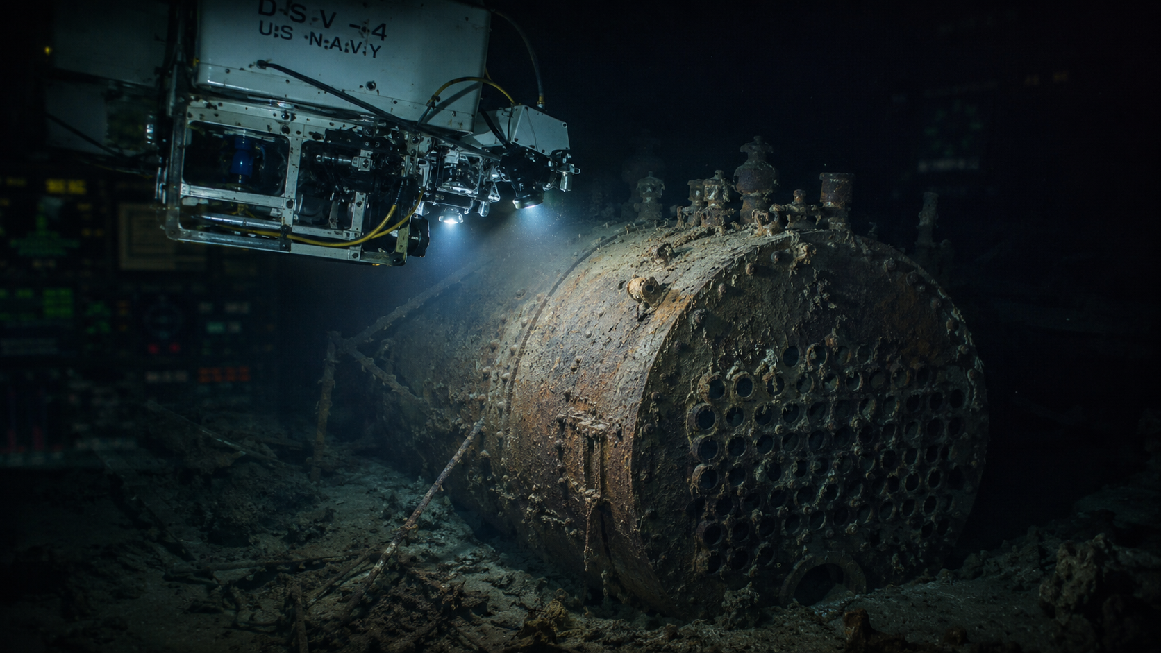 The Titanic discovery was really cover for a secret Cold War mission