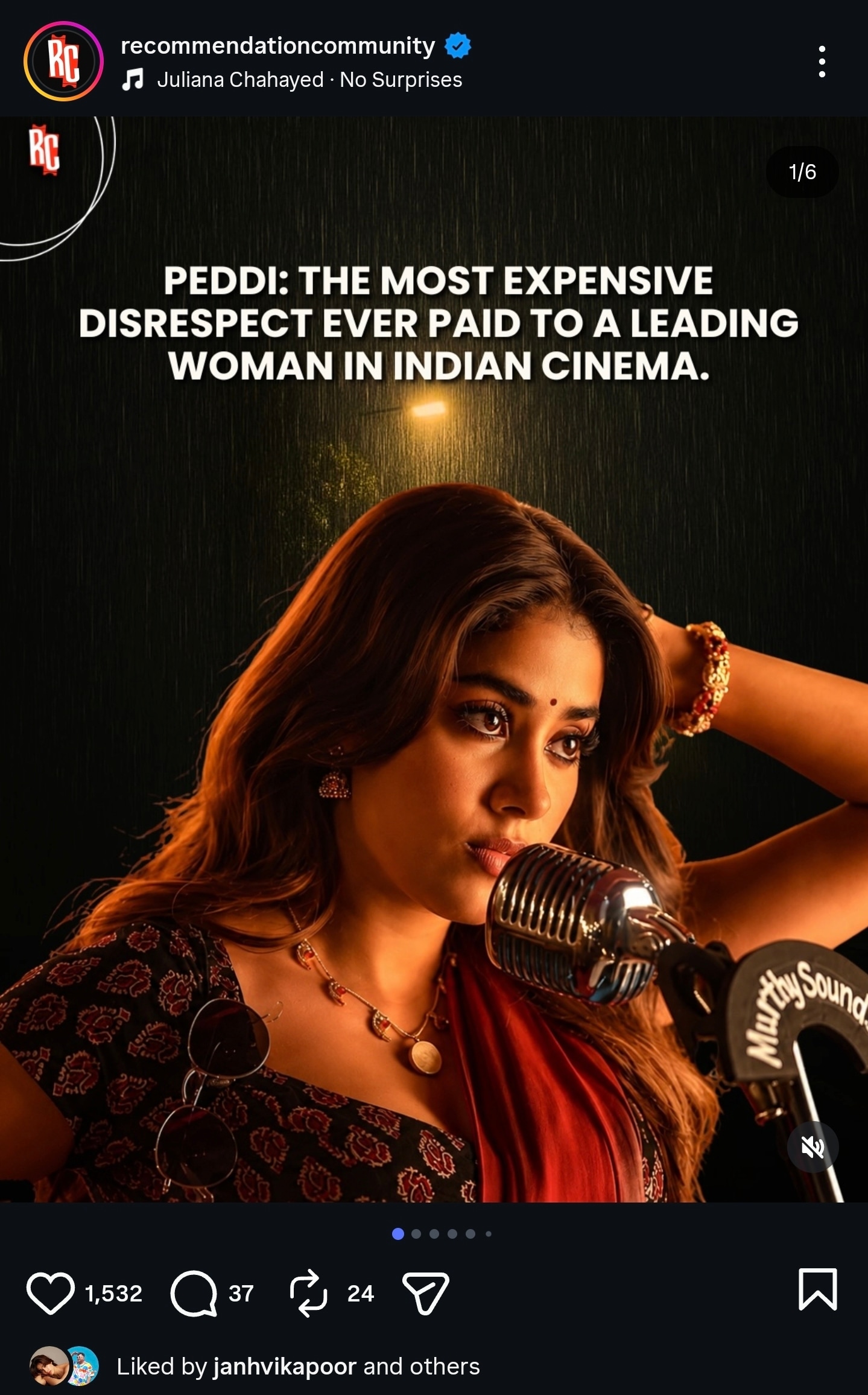 Janhvi Kapoor agrees Peddi is the 'most expensive disrespect' to an ...