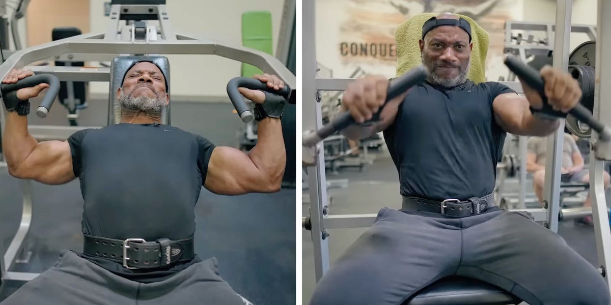 Former Mr Olympia Dexter Jackson, 56, shares his joint-friendly chest ...