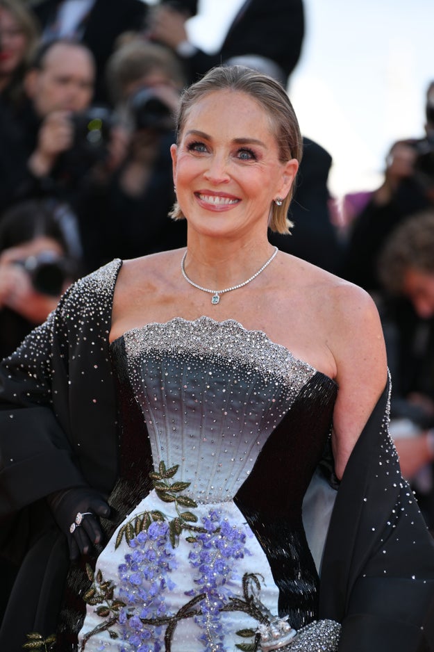 Sharon Stone's husband stormed out when she said she was getting a ...