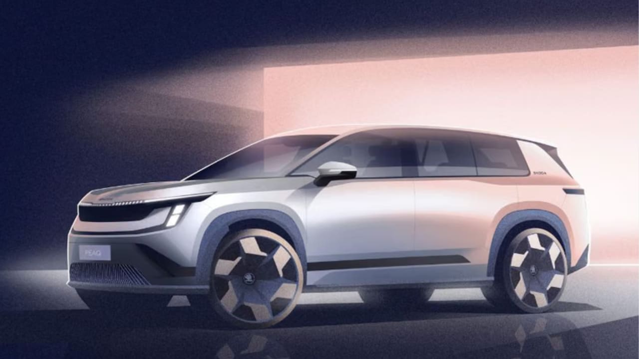 Skoda teases all-new electric Peaq SUV with first design sketches