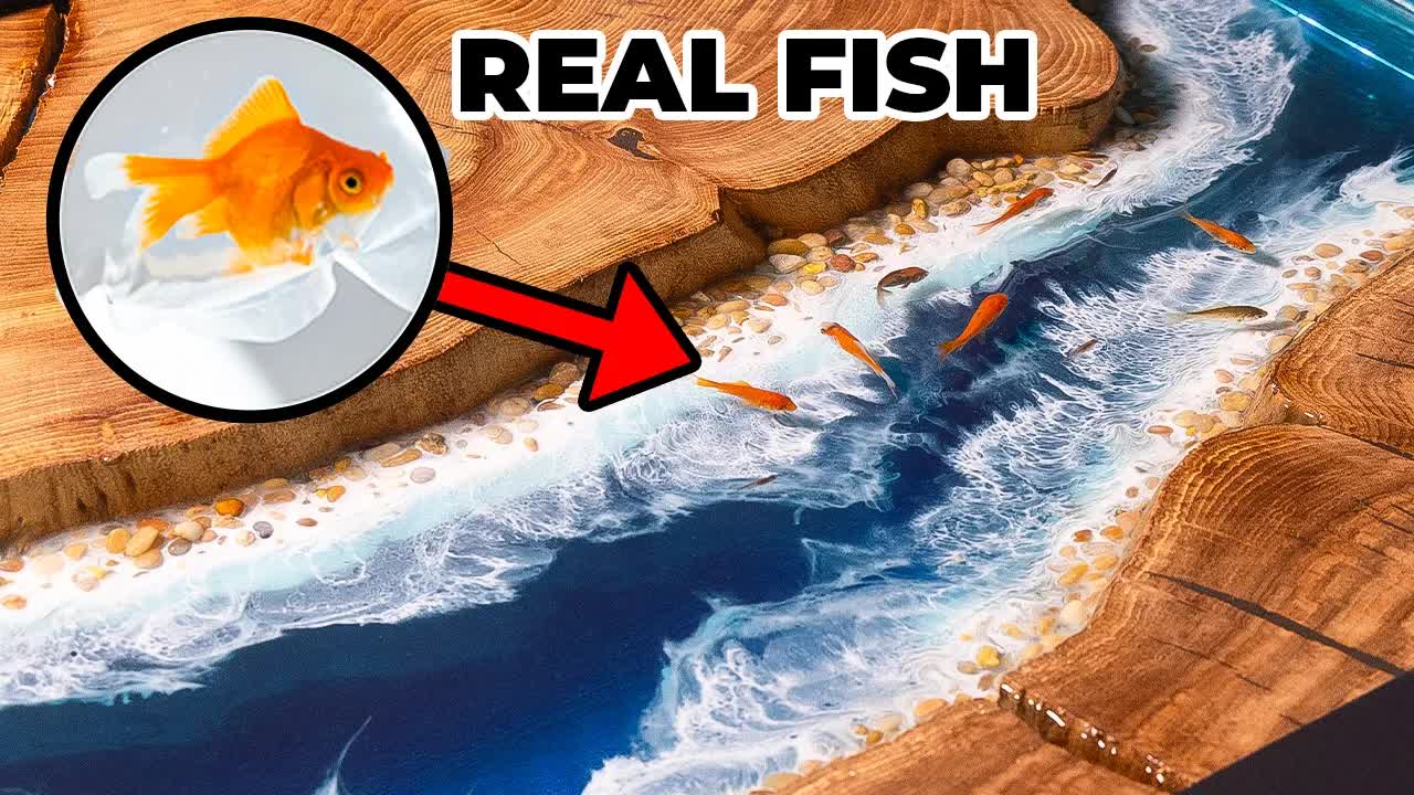 I tried to fix my real fish table – this got out of hand