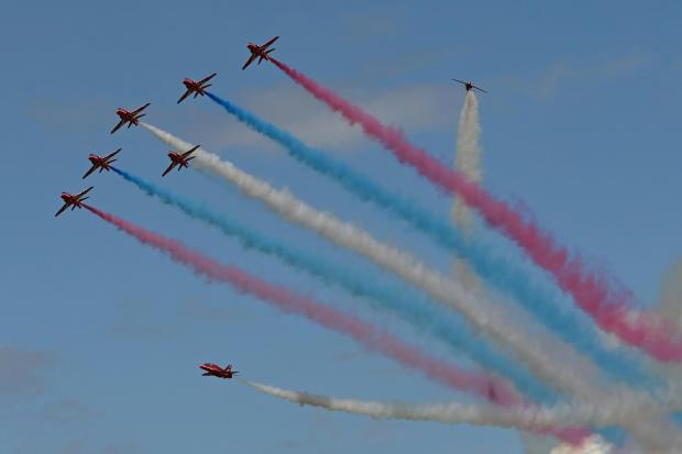 Red Arrows to fly over Buckinghamshire in King Charles flypast