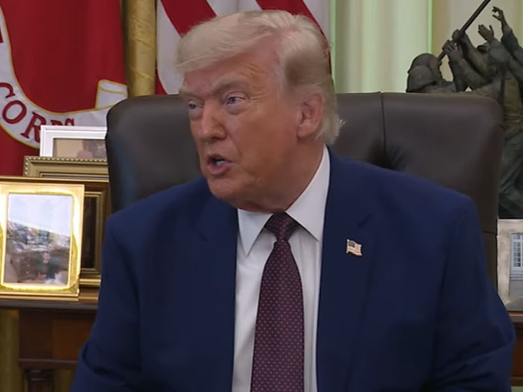 Trump: "In that part of the world, 'ceasefire' is when you're shooting ...