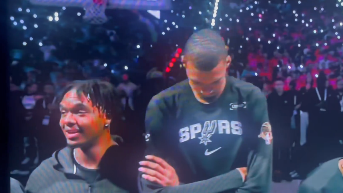 Victor Wembanyama faces backlash for behavior during US national anthem