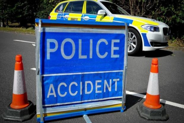 Man dies after collision between car and truck on A-road
